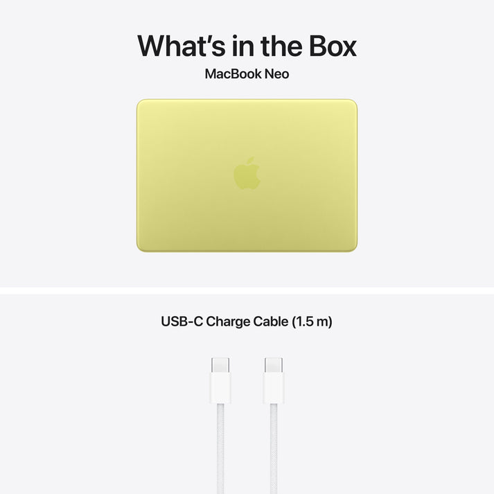 13 hüvelykes MacBook Neo: Apple A18 Pro chip with 6 magos CPU és 5 mag ...